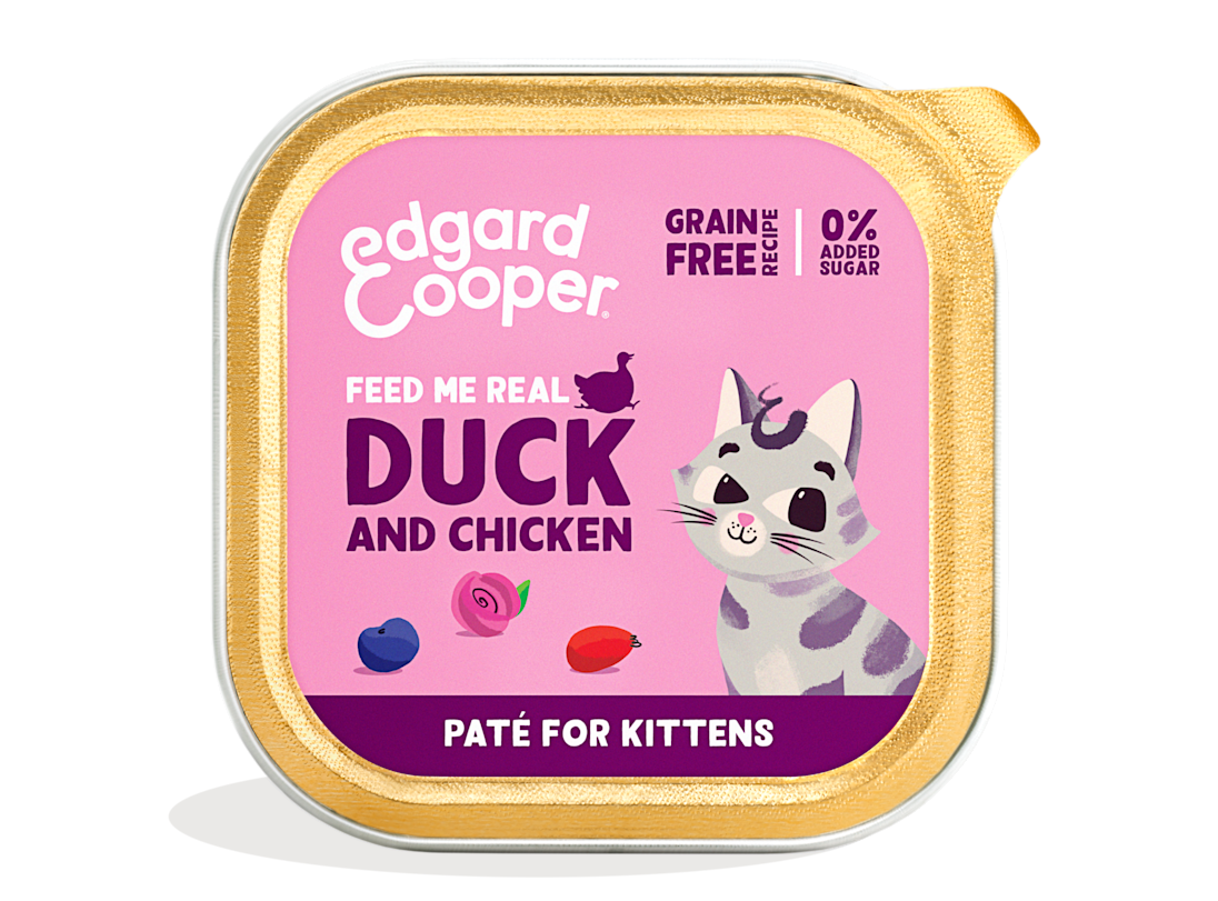 Duck and Chicken Grain-Free Paté for Kittens | Edgard & Cooper