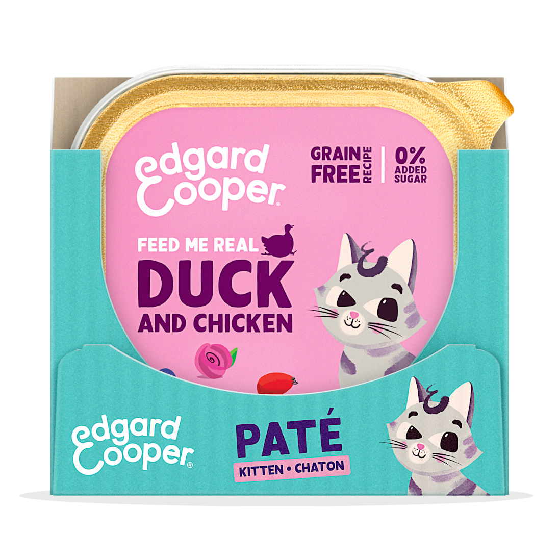 Duck and Chicken Grain-Free Paté for Kittens | Edgard & Cooper